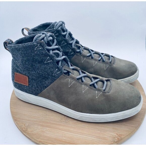 Patagonia | Shoes | Pendleton Shoes Mens 1 44 Gray Wool Leather Chukka ...